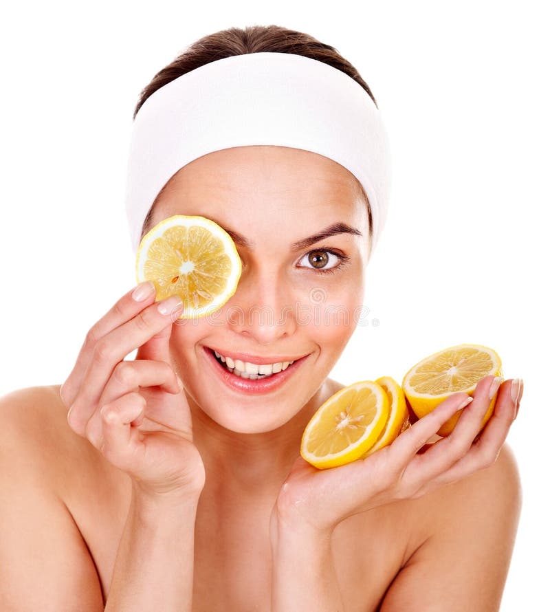 Natural Homemade Fruit Facial Masks . Stock Photo - Image of making ...