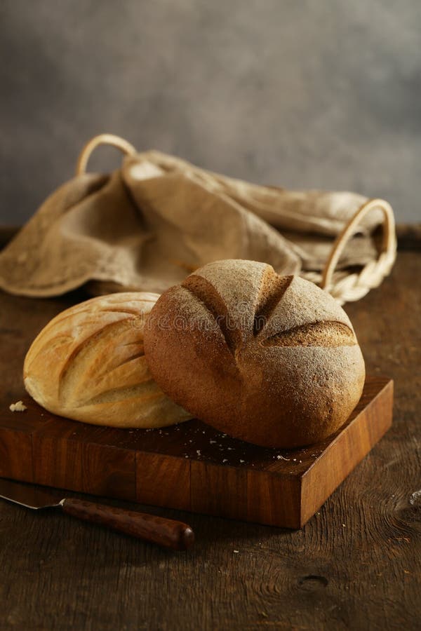 Whole grain rye bread stock photo. Image of rustic, bakery - 166974132