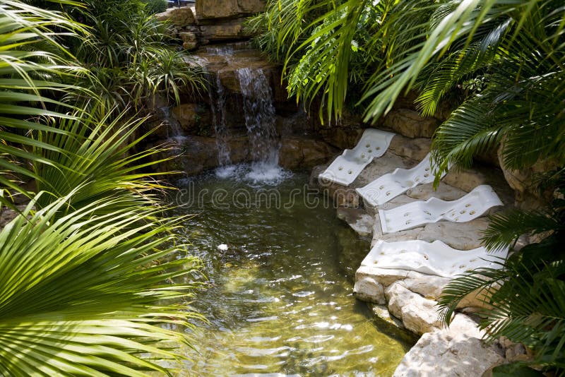 Tabacon Hot Springs, Costa Rica Stock Image - Image of climate, heal ...