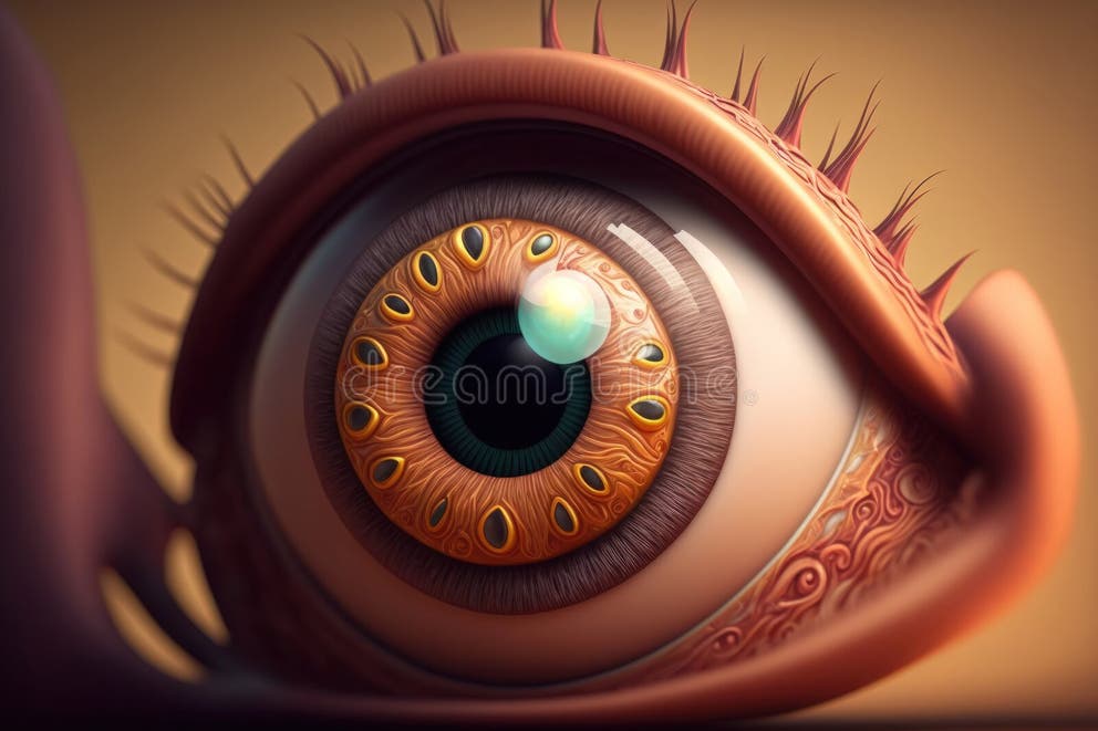 Natural Hue and Real Eye High Resolution Texture Stock Illustration ...