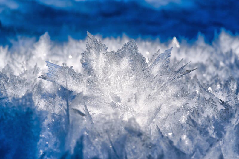 Natural ice crystals stock photo. Image of close, texture - 86045038