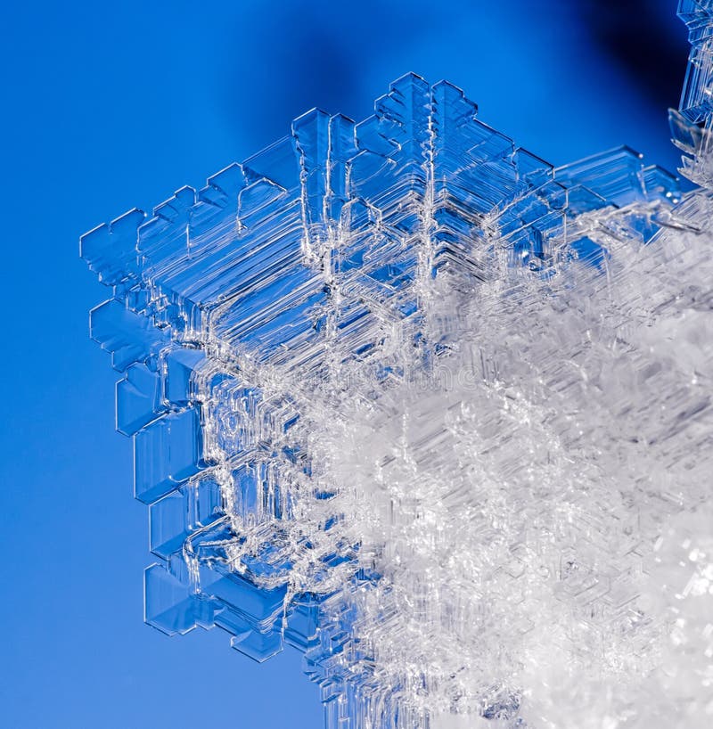 Natural ice crystals stock photo. Image of macro, texture - 86045196