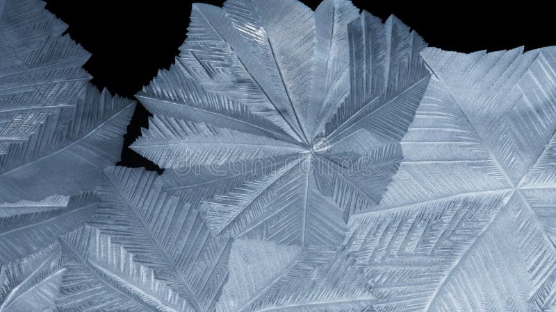 Natural Ice Pattern Created from Freezing Soap Bubble Stock Footage ...