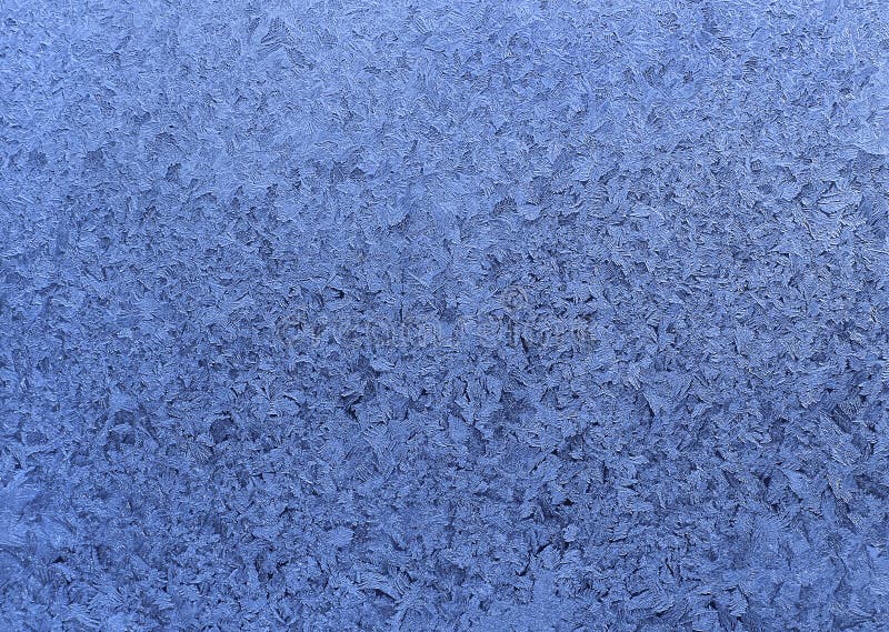 Natural Ice Pattern on Winter Glass Stock Image - Image of freeze ...