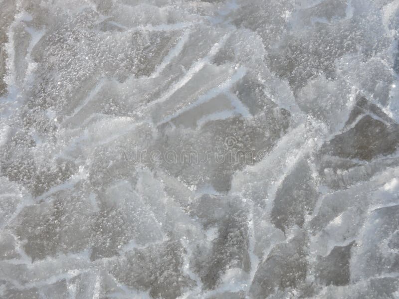 Natural Ice Surface Texture Stock Image - Image of natural, winter ...