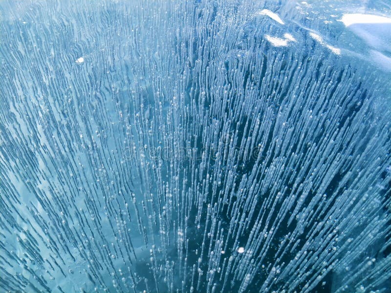 Natural Ice Texture of Baikal Lake Stock Image - Image of natural, cool ...