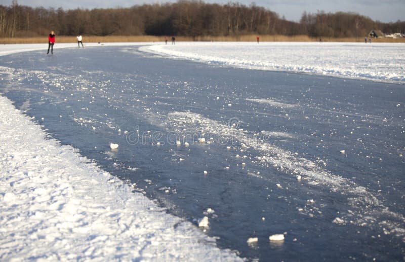Natural ice track stock photo. Image of race, people - 23377214