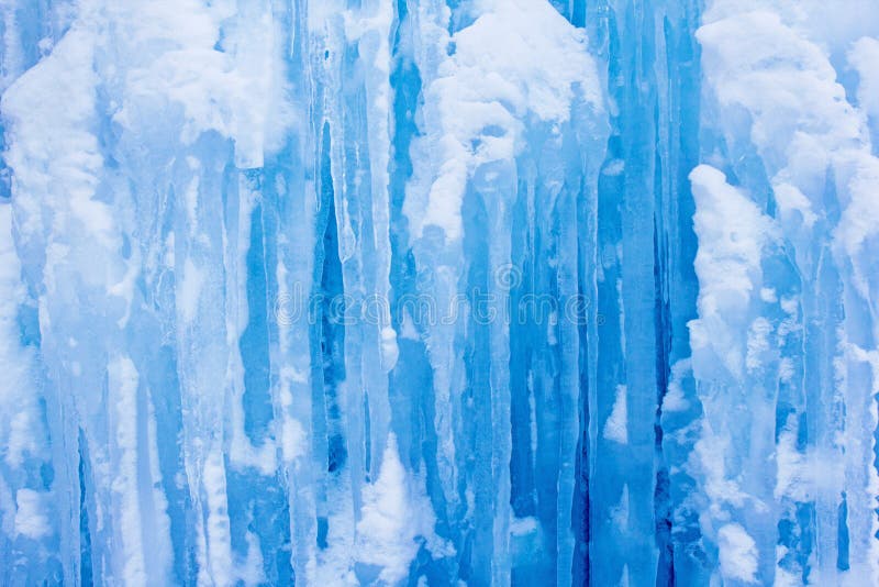 Natural Icicles from an Extreme Winter Stock Image - Image of drop ...