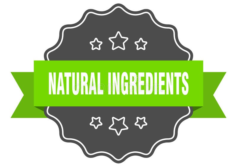 Natural Ingredients Logo Badge And Emblem Stock Vector - Illustration ...