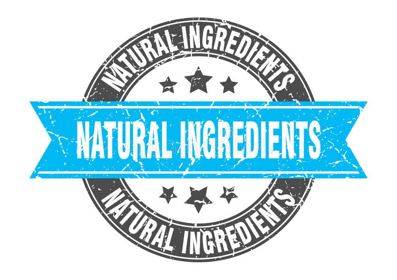Natural ingredients stamp stock vector. Illustration of circle - 196538112