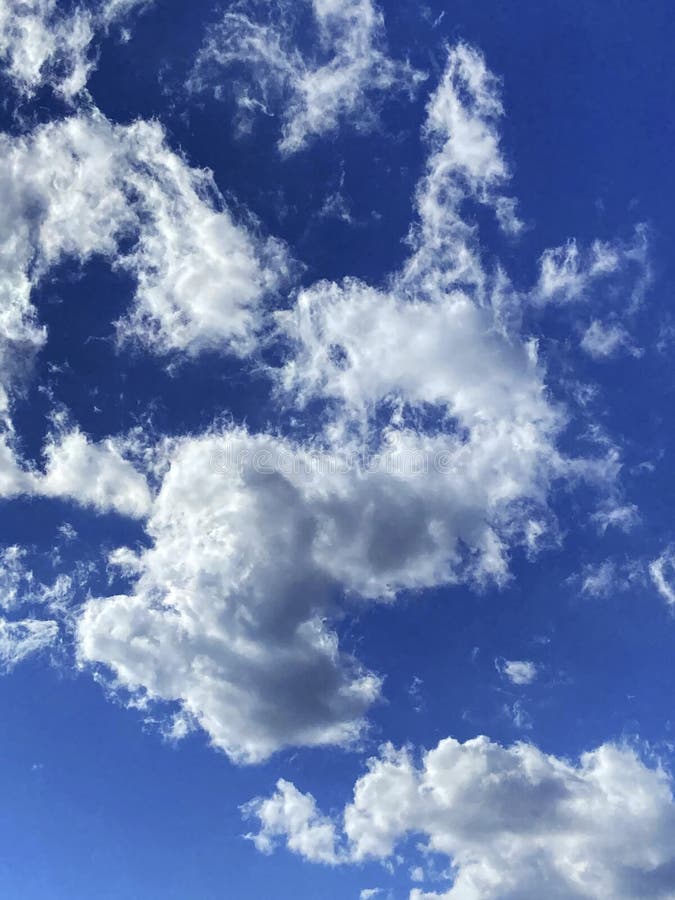 Natural Interesting Cloud Formation in the Sky Stock Photo - Image of ...