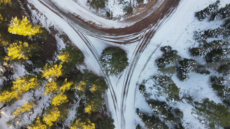 Natural intersection stock footage. Video of landscape - 239657974