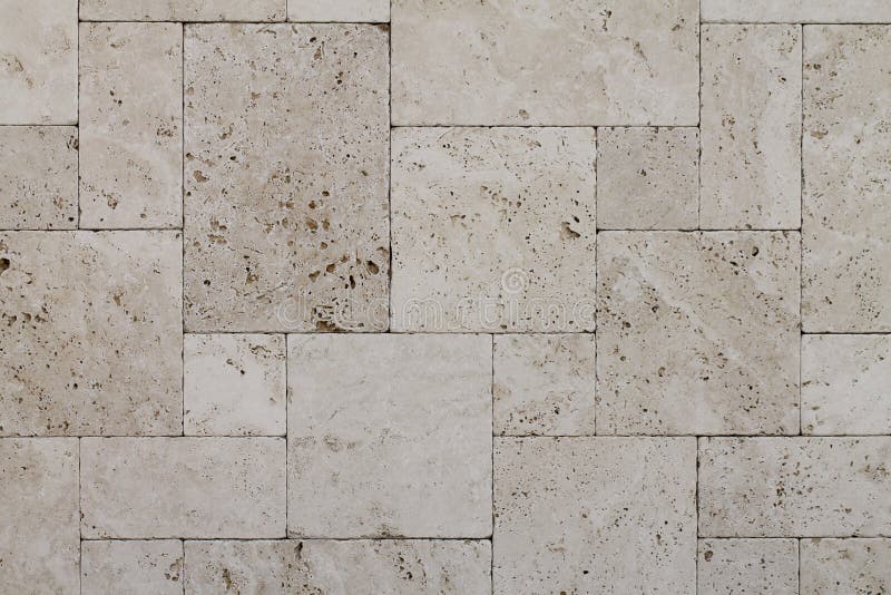 Natural Italian Stone. Smooth Travertine Surface. a Sample of Wall ...