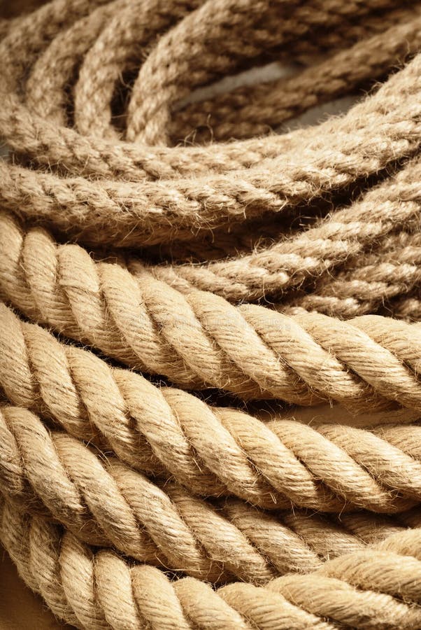 Jute rope stock image. Image of strength, rough, noose - 22901383