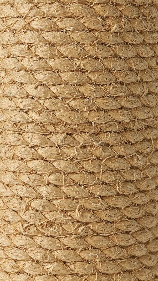 Natural Jute Rope Close Up Texture Detail Stock Illustration ...