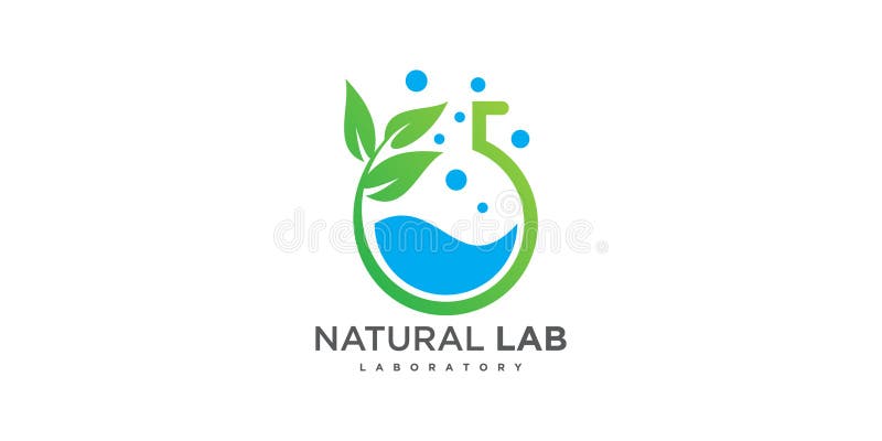 Natural Laboratory Logo Design Vector Stock Illustration - Illustration ...