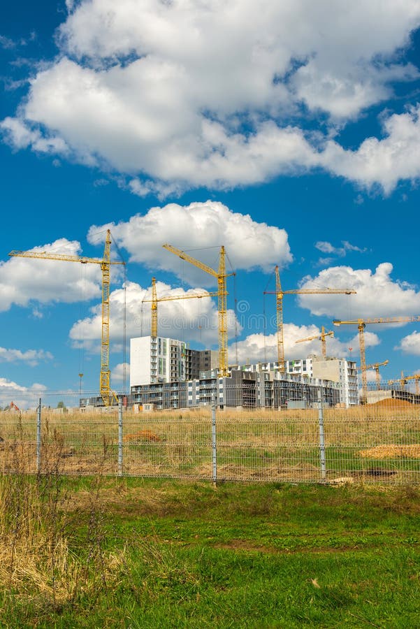 The Natural Landscape of Construction Site Stock Image - Image of ...