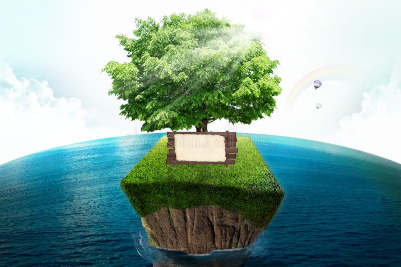 Natural Landscape. Ecological Concept Stock Photo - Image of plant ...