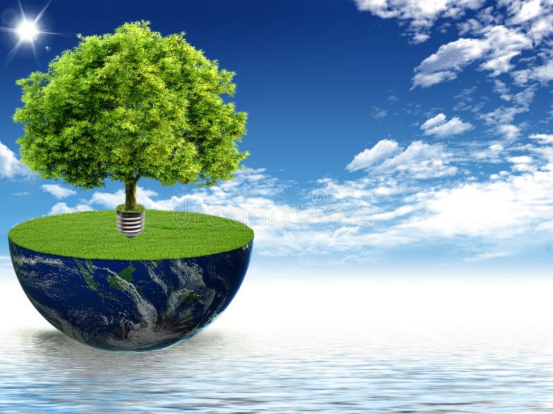 Natural Landscape. Ecological Concept Stock Image - Image of ecological ...