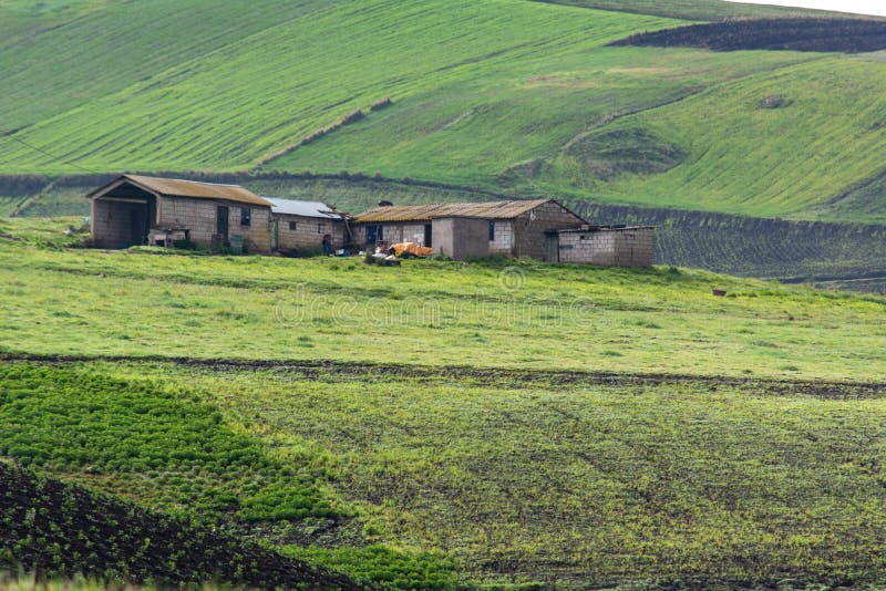 Natural Landscape of Ecuador Stock Image - Image of hill, highland ...