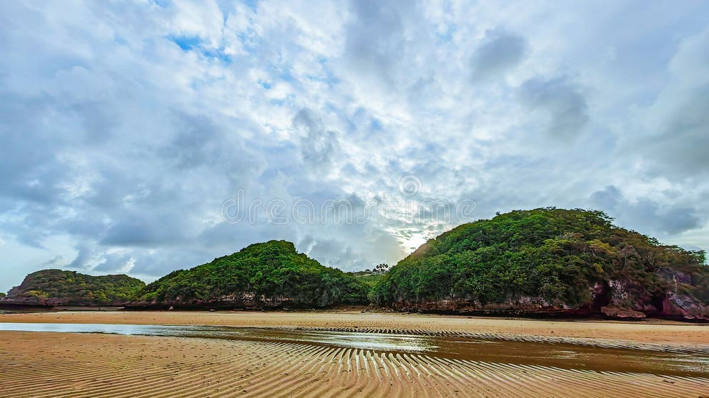 Natural Landscape of the Gatra Beach Stock Photo - Image of tourism ...