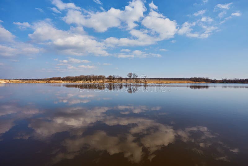Natural Landscape, Tree without Leaves Stock Image - Image of greenery ...