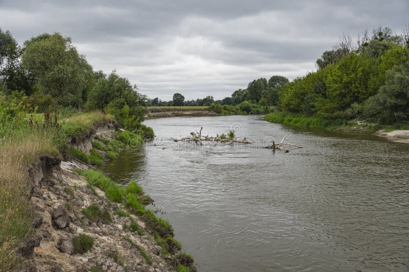 Natural Landscape of a Valley of River of Bug on the Border between ...