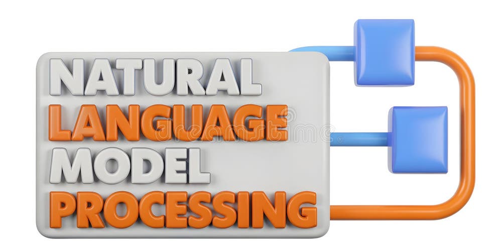 Natural Language Processing Model a 3D Rendering Showcasing the Key ...