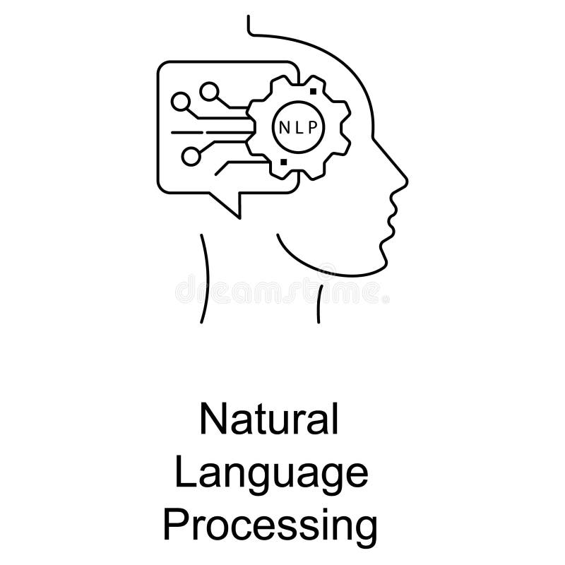 NLP. Natural Language Processing Cognitive Computing Technology Concept ...