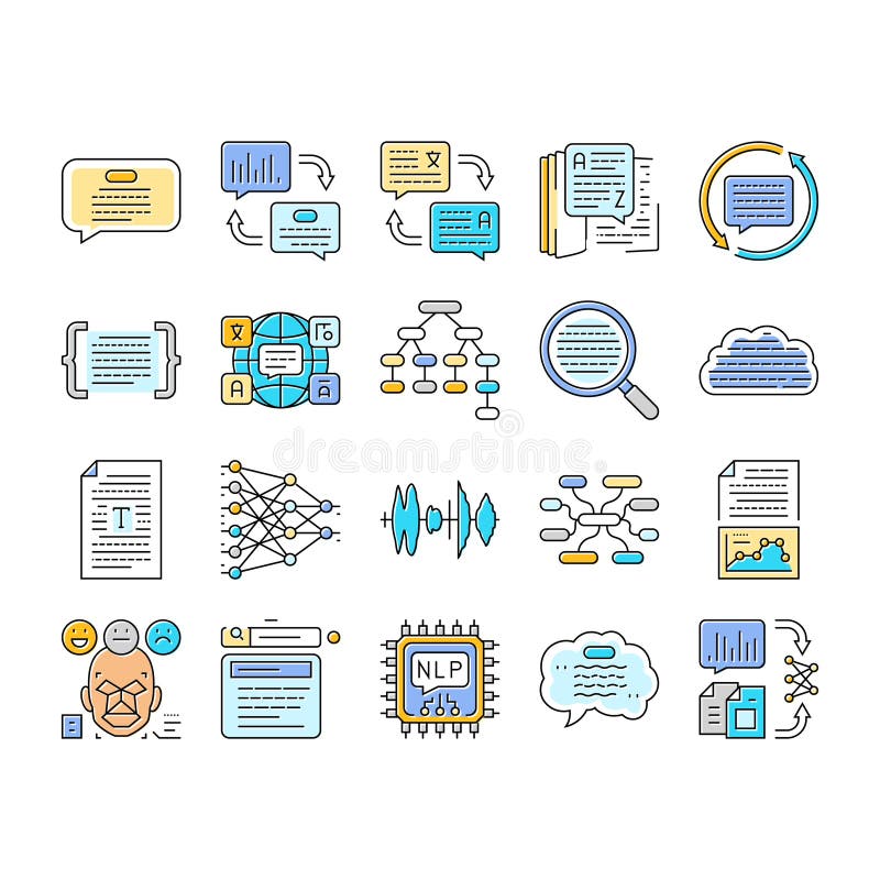 Processing Nlp Color Line Illustrations Stock Illustrations – 7 Processing Nlp Color Line ...