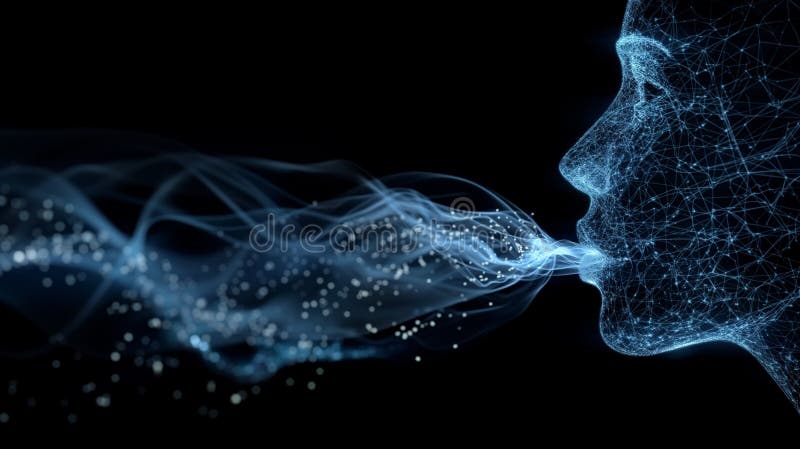 Natural Language Processing, Understanding Human Speech Stock Image ...