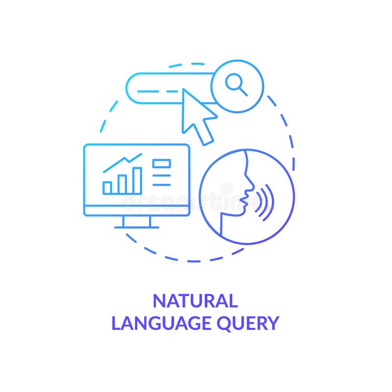 Natural Language Processing Brochure Template Stock Vector ...