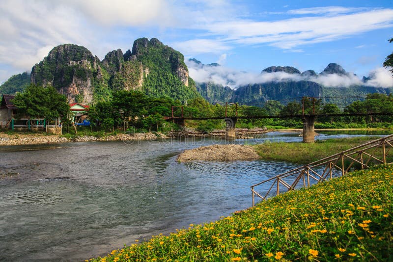Natural in laos stock photo. Image of mountain, rural - 72010608