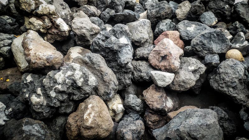 Natural lava rocks stock image. Image of soil, stonewall - 223998197