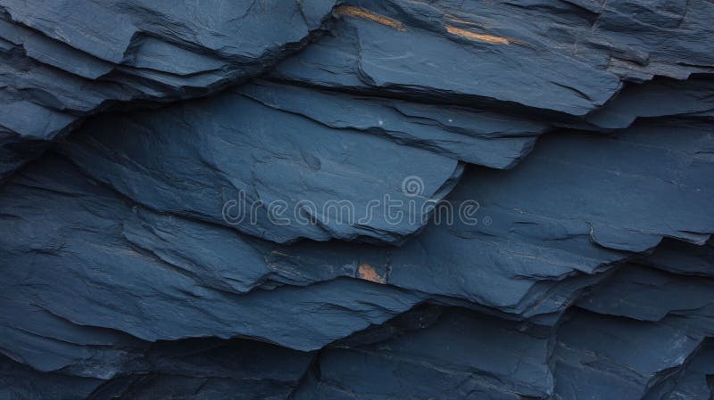Natural Layers of Black Slate Rock for Design and Decoration Ideas ...