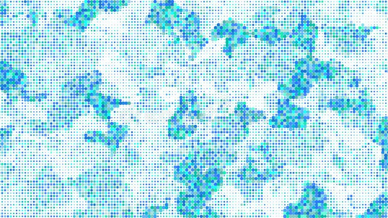 Natural Leaf from Dots. Vector Detailed Background. Isolated Layers ...