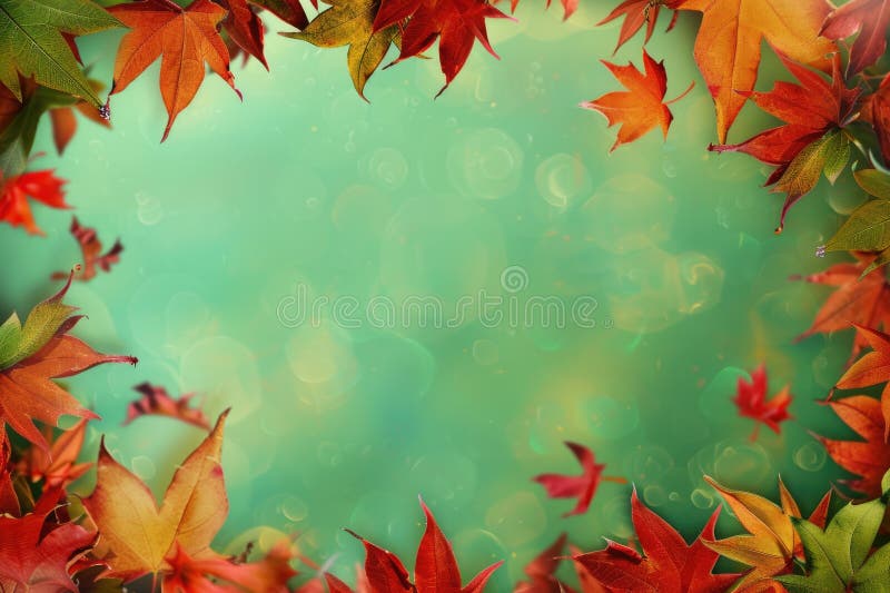 A Natural Leaf Frame on a Tree Branch Stock Image - Image of foliage ...