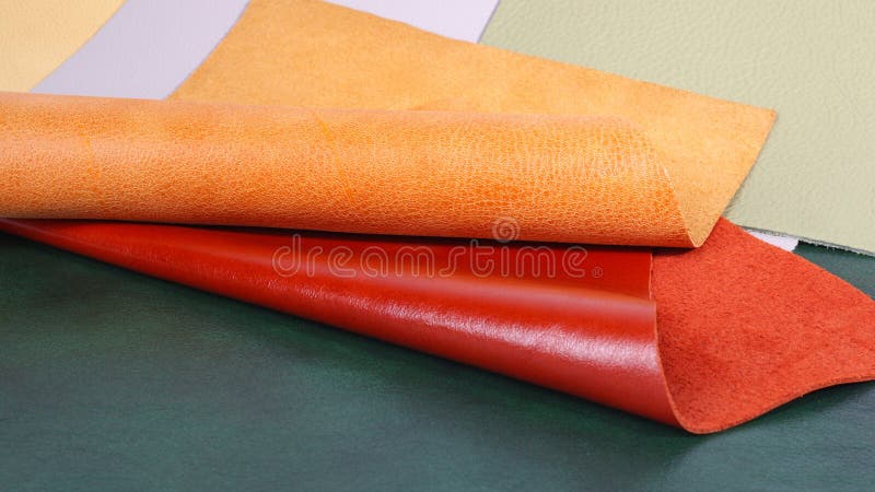 Natural Leather Textures Samples Stock Photo - Image of swatch, choice ...