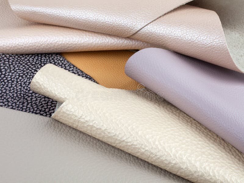 Natural Leather Textures Samples Stock Photo - Image of craft, elegant ...