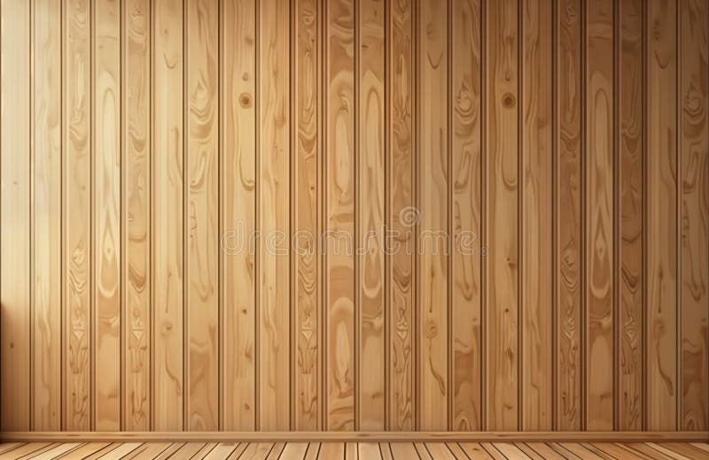 Natural Light Brown Wood Panel Wall Background. Light Wood Grain ...