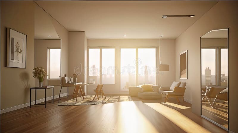 Natural Light in a Large Interior of an Aristocratic House, Spacious ...