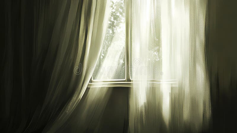 Natural Lighting through a Window on the Right Illuminates the Interior ...