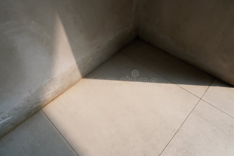 Natural Lights on Dark Room Corner Shadow Stock Photo - Image of ...