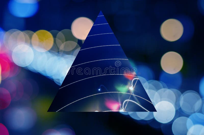Natural Lights Space Triangle Concept Stock Photo - Image of leisure ...