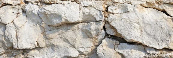 Natural Limestone Rock Surface with Distinctive Cracks and Texture ...