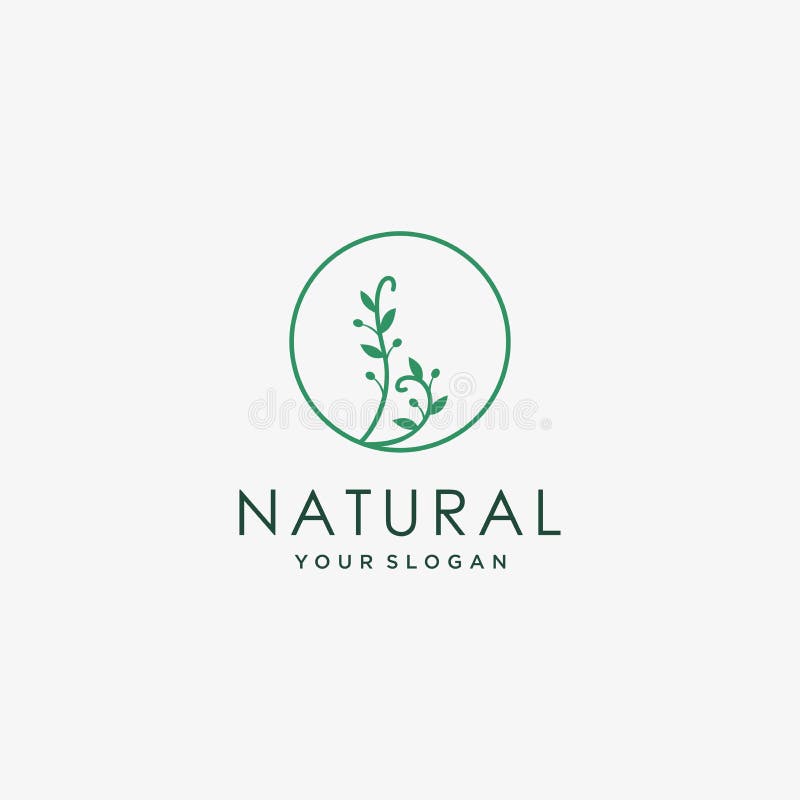 Natural Logo Design Inspiration, Organic, Premium Vector Stock Vector ...