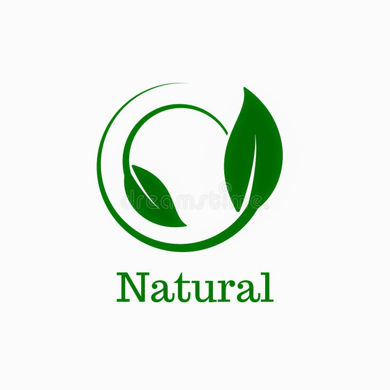 Natural logo design stock illustration. Illustration of energy - 250969937
