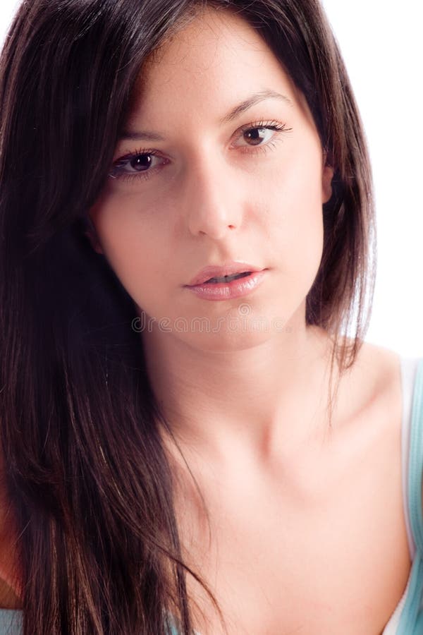 Natural look stock photo. Image of woman, studio, fresh - 6126392