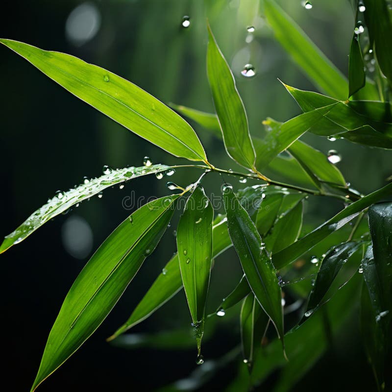 Natural Looking Leaf Images, AI Generated Images Stock Illustration ...