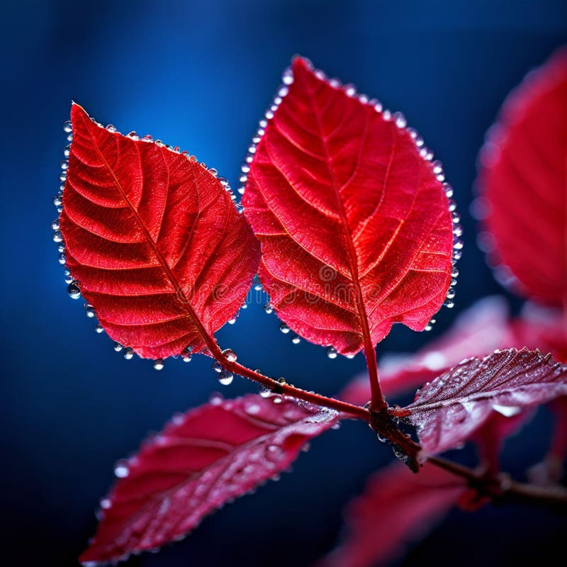 Natural Looking Leaf Images, AI Generated Images Stock Illustration ...